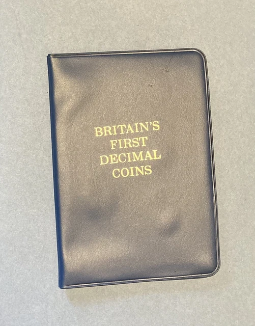 DECIMAL DAY COMMEMORATIVE Coin Set, Britains First Decimal Coins ... DECIMAL DAY COMMEMORATIVE Coin Set, Britains First Decimal Coins ...