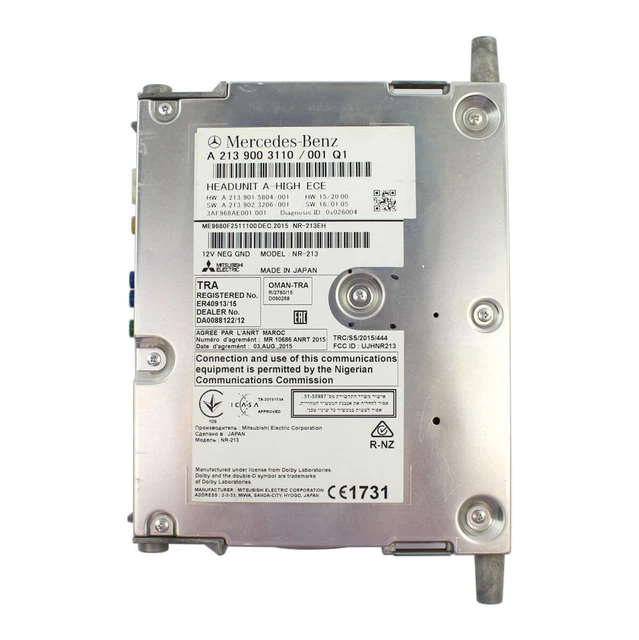 MERCEDES-BENZ W213 S213 E-Class Control Unit Comand Aps Ntg ME9680 ...