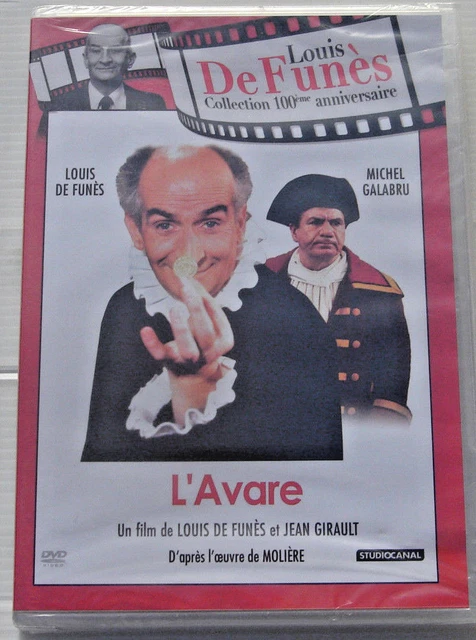 L'AVARE . LOUIS De Funès, Michel Galabru . Jean Girault .Studio Canal DVD NEUF EUR 13,20 ...