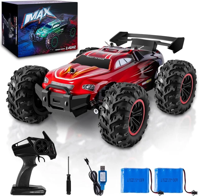 XL LARGE RC Cars Remote Control 45KM/H Big Wheel Car Monster Truck 4WD ...