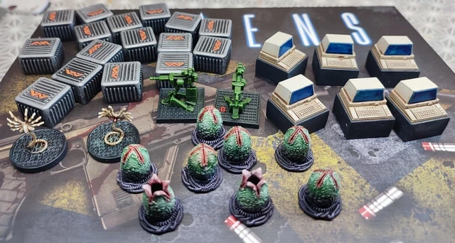 ALIEN HAZARDS & Eggs Scenery Multi-listing | Sci-Fi Miniature Game ...