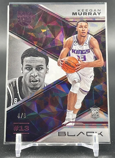 KEEGAN MURRAY 2022 23 Panini Noir Basket Quartz Parallèle Rookie 4/8 ...