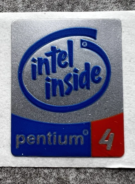 1X INTEL INSIDE Pentium 4 Aufkleber Sticker Neu New Mengenrabatt ab 5 ...