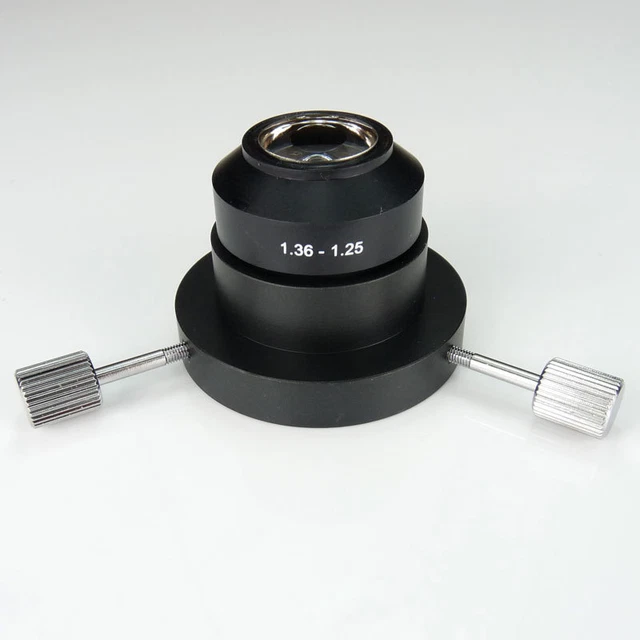 NEW OIL DARKFIELD Condenser Compound Microscope Dark Field Live Blood ...