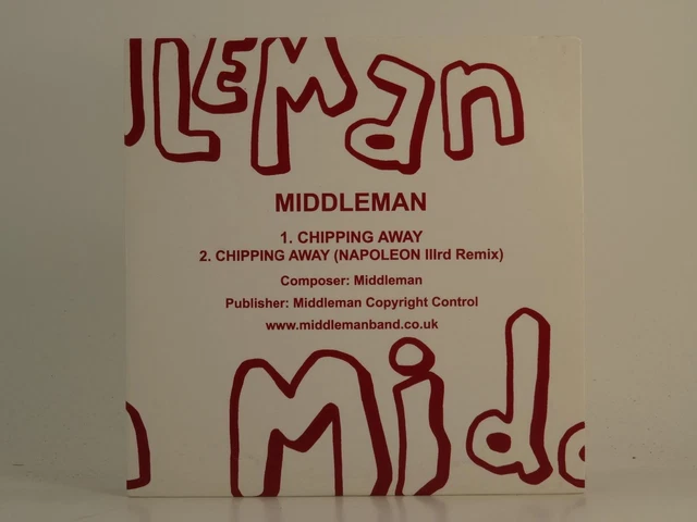 MIDDLEMAN CHIPPING AWAY (D72) 2 Track Promo CD Single including Card ...