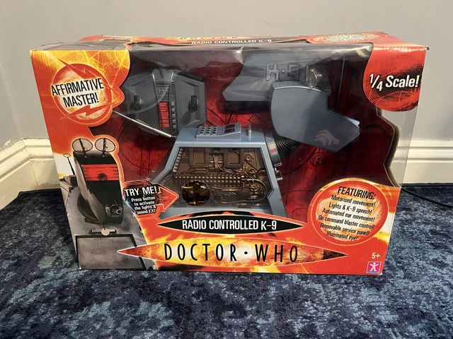 DR WHO K-9 Remote Control Toy 15" MK2 Version Boxed 2004 - IN BOX NEVER ...