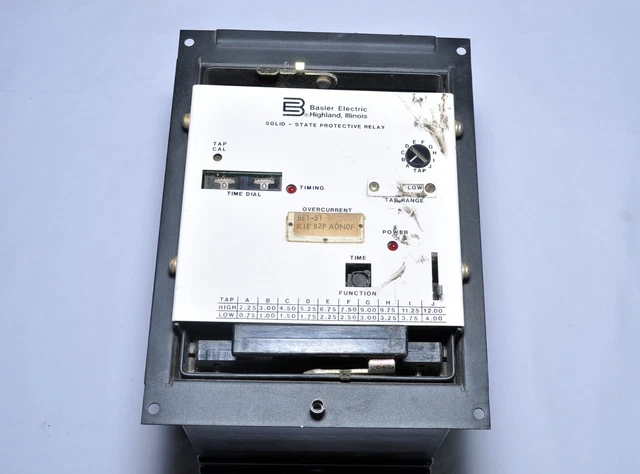 BASLER ELECTRIC BE1-51 Estado Sólido Protector Relé K1E B2P A0N0F EUR ...