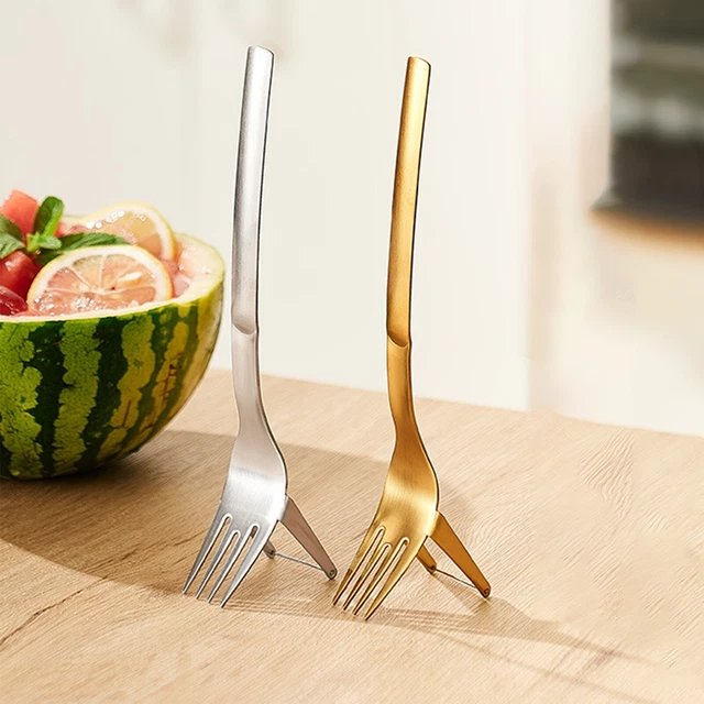 INNOVATIVE WATERMELON SLICER and Forks for Perfect Cubes (60 characters) £7.30 - PicClick UK