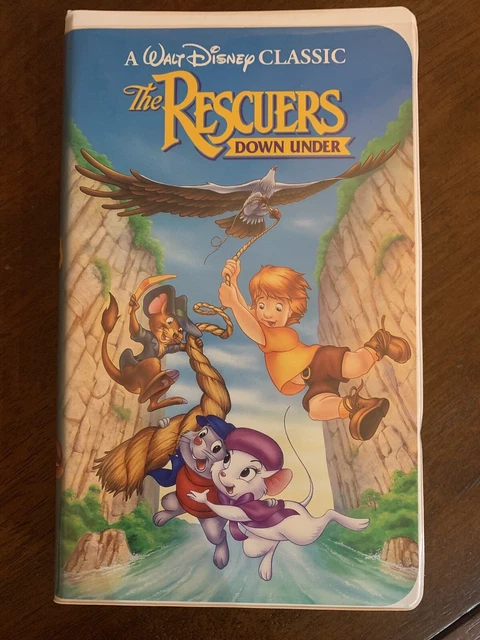 WALT DISNEY CLASSIC The Rescuers Down Under VHS Movie Videotape SEALED ...