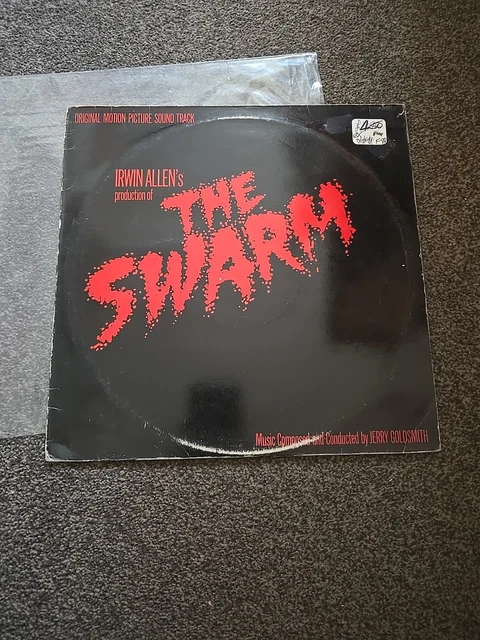 THE SWARM (1978) Horror Soundtrack Lp Jerry Goldsmith Warner Bros £10. ...