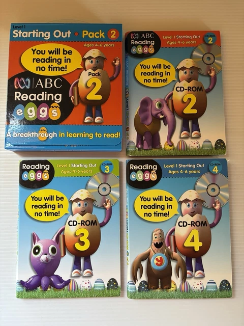 ABC READING EGGS CDs & Books Home School Learn To Read Parenting ...