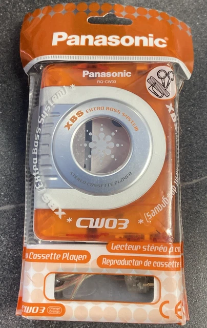 ORANGE SKELETON TRANSPARENT Panasonic RQ-CW03 Cassette Player Walkman ...
