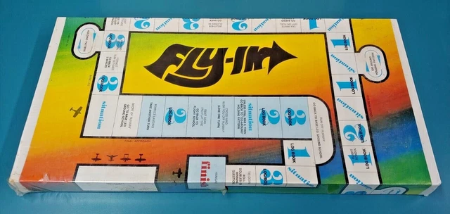 VINTAGE 1985 FLY-IN Pilot Airplane Airport Aviation Board Game T.O.B ...