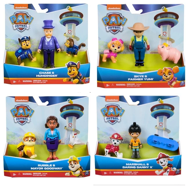 Paw Patrol Figures Farmer Yumi Daring Danny X Mayor Goodway Humdinger Liberty £19 99