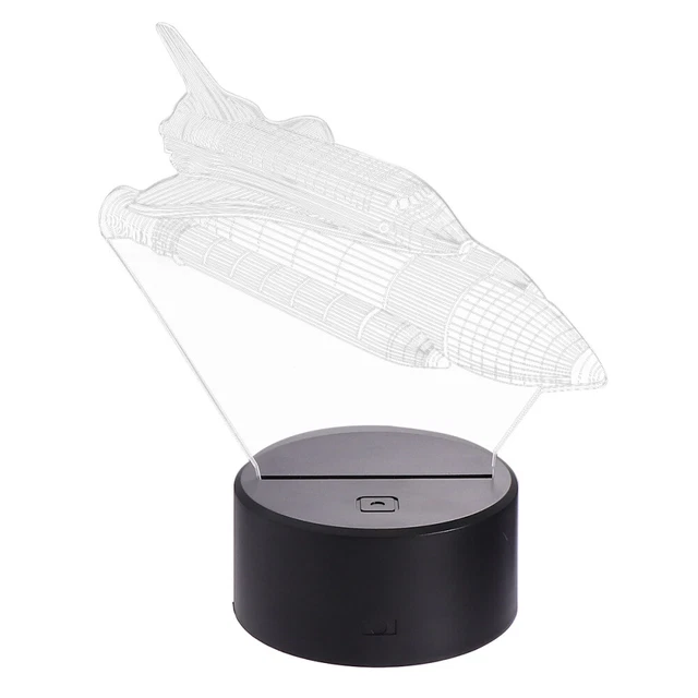 3D VISUAL LIGHT 3D Nursery Light 3D Table Lamp Touch Control Night ...