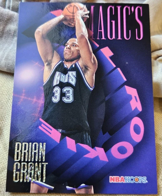 1995 SKYBOX NBA Hoops MAGICS ALL ROOKIE TEAM- BRIAN GRANT Sacramento ...