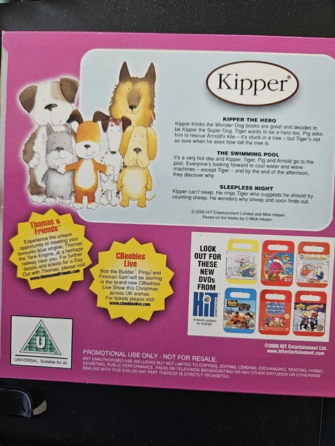 DAILY MIRROR PROMO Kipper Dvd 3 Episodes £13.99 - PicClick UK