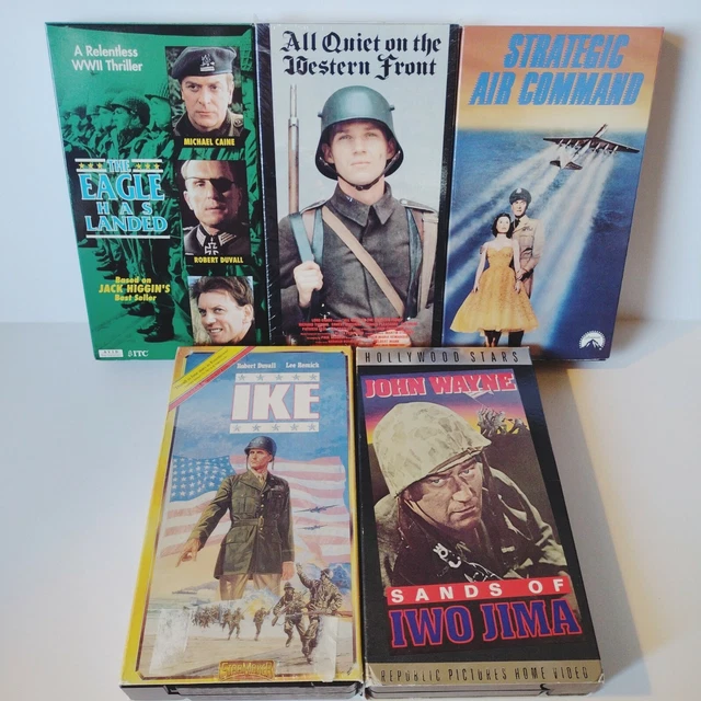 VHS WORLD WAR 2 WWII VHS Movie Bundle World War II Lot of 5 VHS Tapes ...