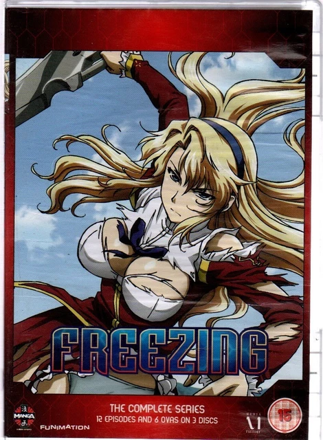 FREEZING - COMPLETE Series Collection (triple disc Manga DVD, 2012) £12 ...