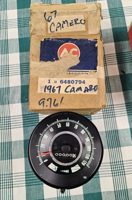NOS GM 1967 Camaro Firebird Speedometer Odometer Gauge 6480794 SEE ...