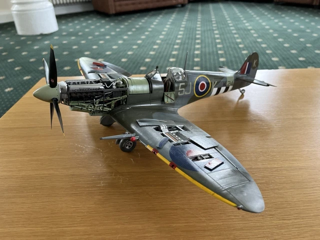 SUPERMARINE SPITFIRE Airfix 1/24 pro built £119.07 - PicClick UK