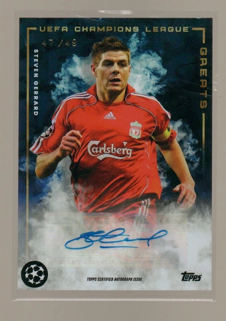 2021-22 TOPPS JOSE Mourinho Curated Steven Gerrard Liverpool FC EPL ...