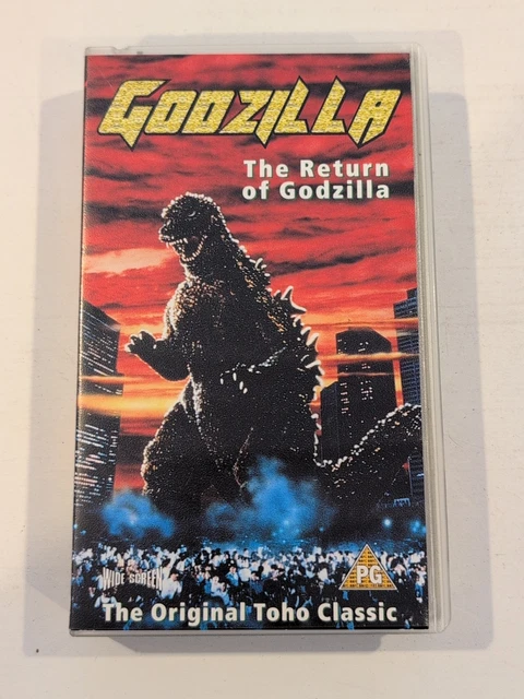 GODZILLA THE RETURN Of Godzilla - VHS - VCR Video Tape - RARE TITLE $49 ...