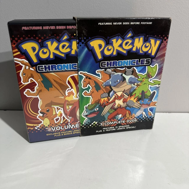 POKEMON CHRONICLES VOL 1-3 - 13 Episodes Plus Full feature - Anime DVD ...