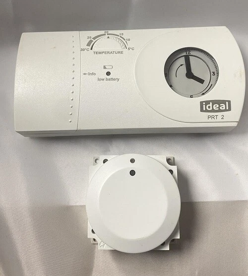 IDEAL 207675 RF Mechanical Programmable Room Thermostat Kit 24Hr PRT 2 ...