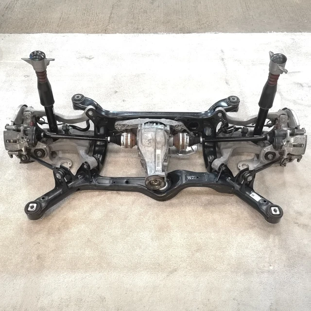 AUDI Q5 COMPLETE Rear Suspension Subframe Differential Brake Disc ...
