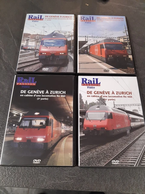 SNCF CFF DVD Rail Passion : Locomotive Re 460 sur GENEVE - ZURICH en 4 ...