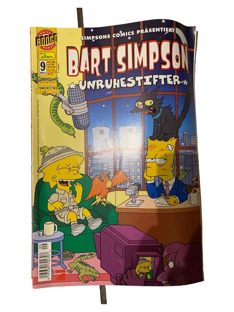 SIMPSONS COMICS BART Simpson Unruhestifter 9 Deutsch Taschenbuch Matt ...