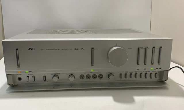 VINTAGE JVC A-X5 Stereo Integrated Amplifier Super-A Silver 70wpc $349. ...
