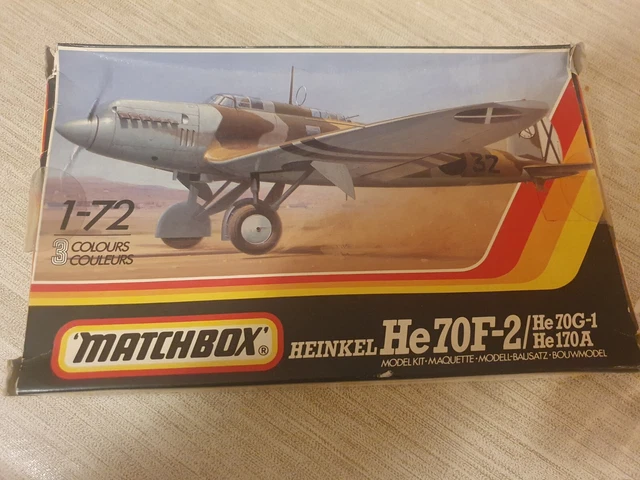 MATCHBOX HEINKEL HE-70 1/72 EUR 10,00 - PicClick FR