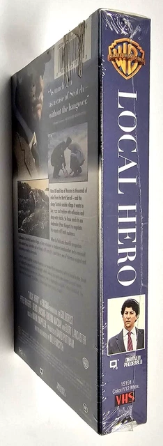 LOCAL HERO VHS 1997 Warner Bros. Hits Collection Burt Lancaster Brand ...
