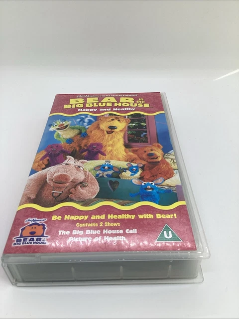 BEAR IN THE Big Blue House Happy and Healthy VHS Video Tape - Contains ...