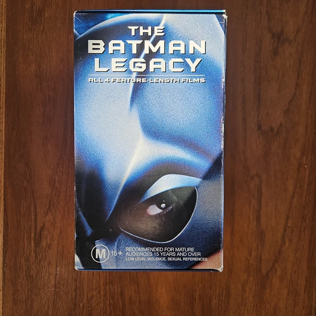 THE BATMAN LEGACY VHS Video Tape Box Set Batman, Returns, Forever ...