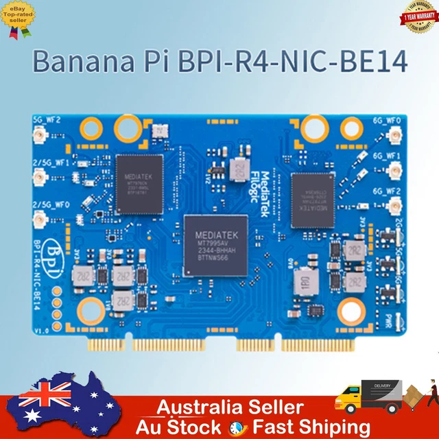 Banana Pi Bpi R4 Wifi7 Module Bpi R4 Nic Be14 Open Source Router R4