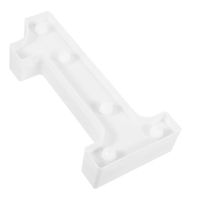 LIGHT-UP NUMBER LED Number 1 Lamp Number Night Light LED Number Light ...