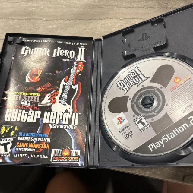 GUITAR HERO II (Sony PlayStation 2, 2006) Complet avec manuel !!! EUR 4,55 - PicClick FR