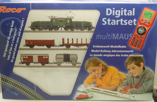 ROCO H0 41259 Digital-Startset mit Krokodil der SBB und 4 Güterwagen ...