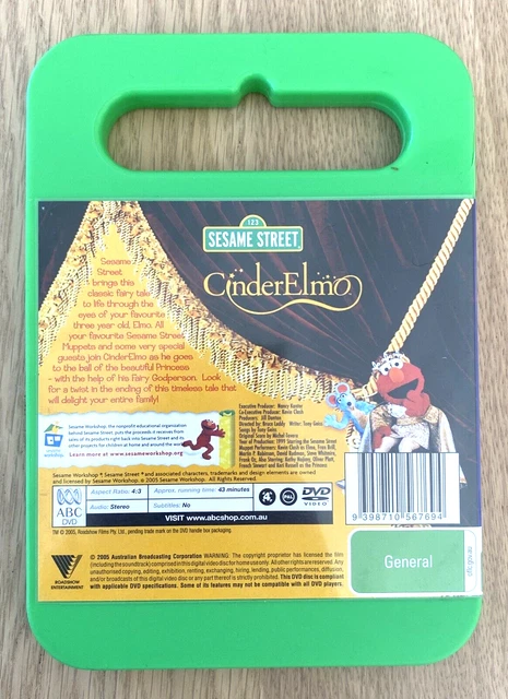 SESAME STREET - Cinderelmo (DVD, 1999) Childrens ABC Kids Movie Region ...