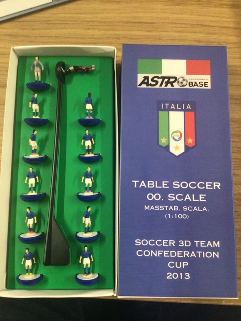 ASTROBASE SOCCER 3D Subbuteo Table Football Team Italy Italia 2013 £14. ...
