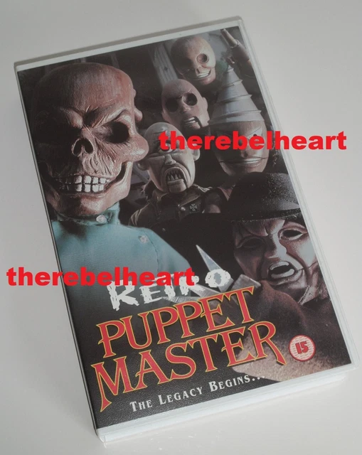 RETRO PUPPET MASTER (1999) UK EX RENTAL VHS VIDEO Full Moon Toy Horror ...