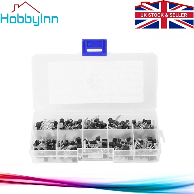 200PCS TO-92 TRANSISTOR 10 Value Assortment Kit BC337 BC547 NPN/PNP Transistors £7.79 - PicClick UK