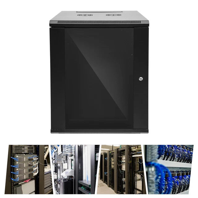 WALL MOUNT SERVER Data Cabinet Enclosure Rack 15U Series Network ...