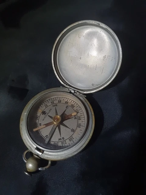 VERY RARE WW1 WW2 Compass Military Pocket USA American Compass ...