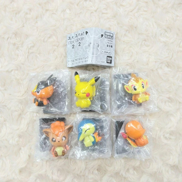 FIGURINE BANDAI GASHAPON Capsule toys ColleChara ! Pokemon 2 All 6 ...