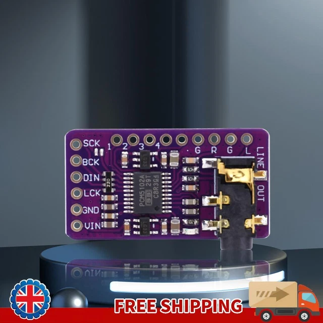 INTERFACE I2S PCM5102A DAC Decoder Useful I2S IIS DAC Decoder for Raspberry Pi £7.55 - PicClick UK