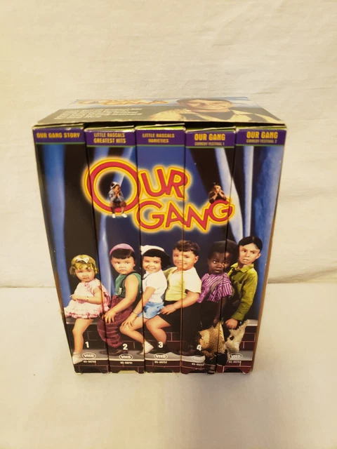 VHS OUR GANG Collector Series 5-pack Little Rascals Alfalfa Spanky ...